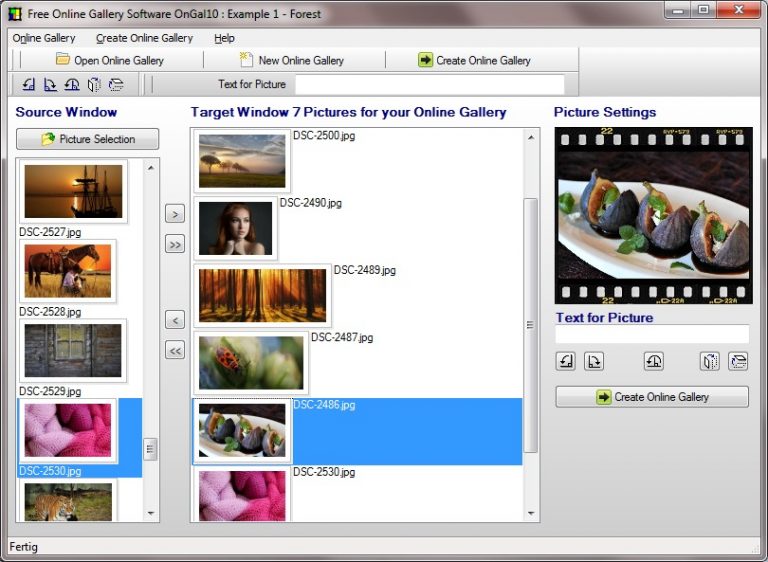 Create an HTML Image Gallery with the Web Photo Galleries Builder